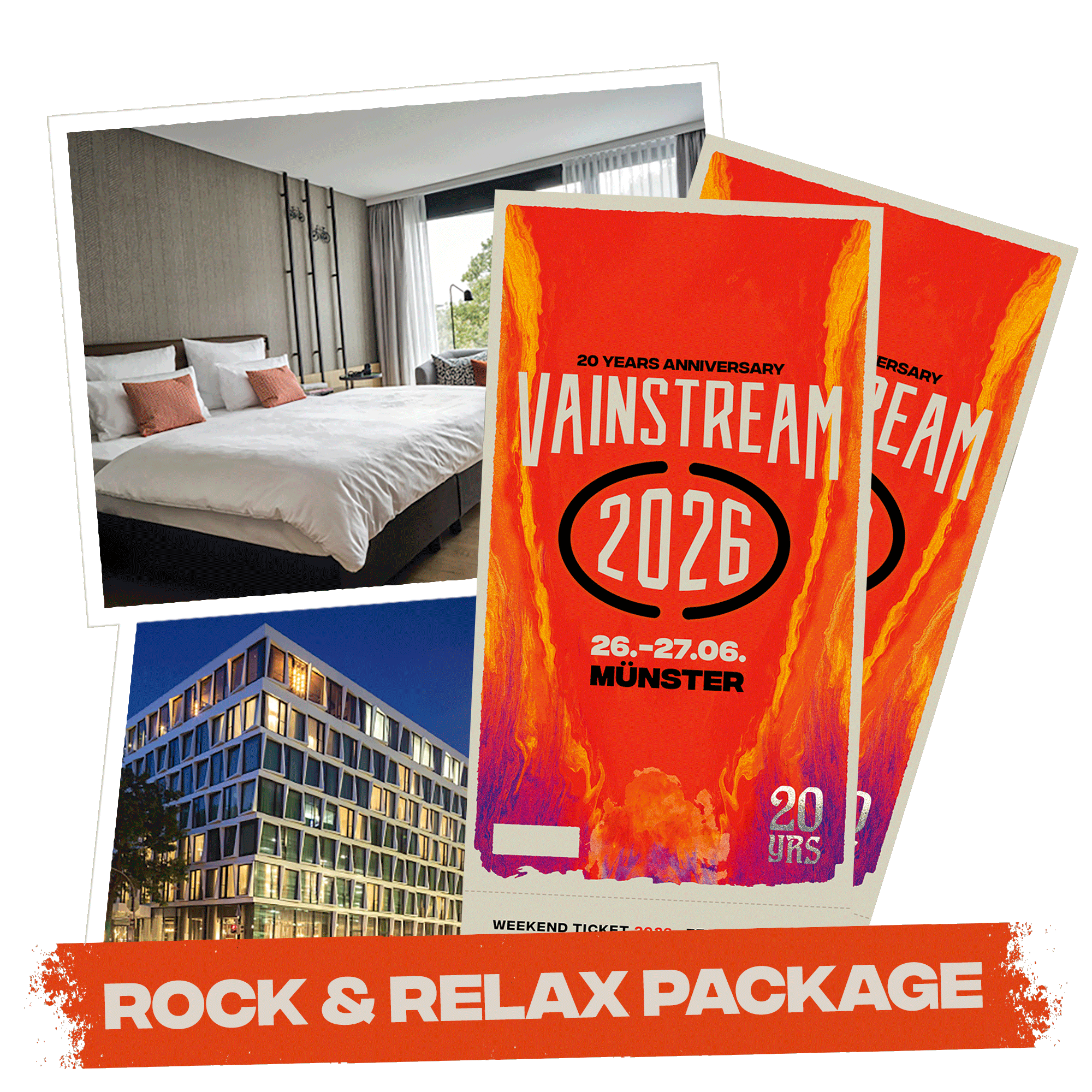 Vainstream Festivalticket 2025 - Rock & Relax Package | Official Vainstream Shop | Official ...
