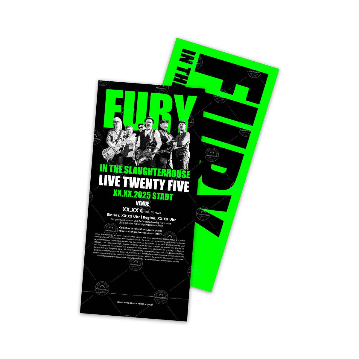 Hardticket - Duisburg - 01.08.2025 | Official Fury in the ...